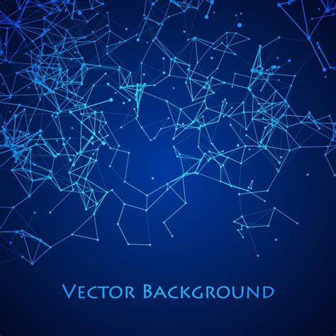 Premium Vector Abstract Network Plexus Background
