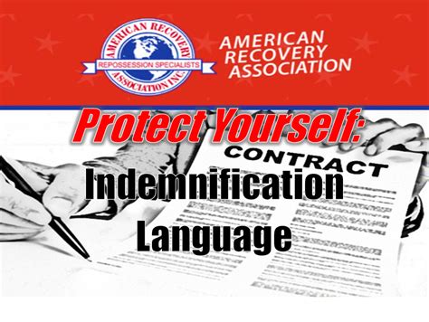 Protect Yourself Contract Indemnification Language Curepossession