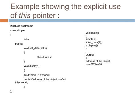 Class And Objects Pptx