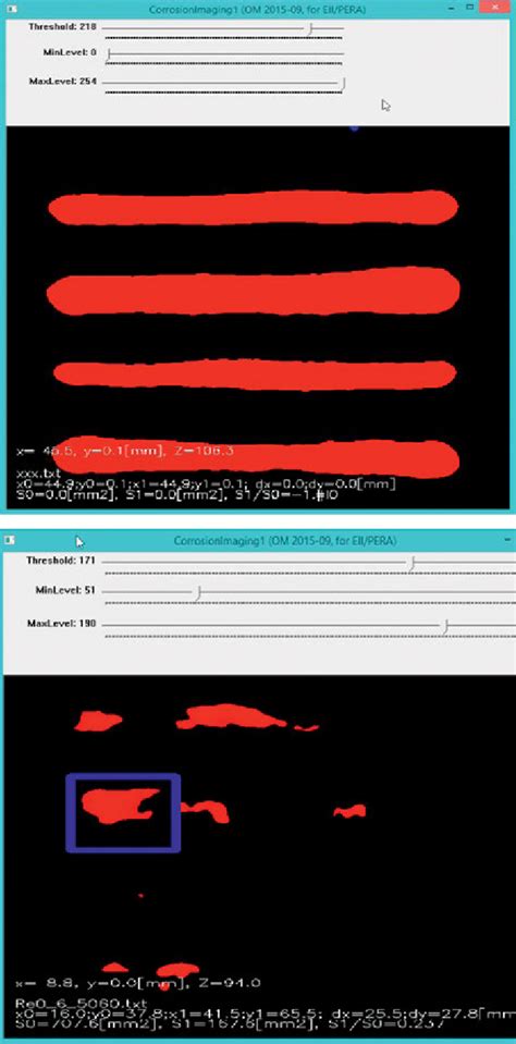Windows Application For Rust Area Measurement Specimen No At Lower Download Scientific