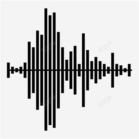 声波音频频率图标高清素材 声波 电平 音乐 音频 频率 免抠png 设计图片 免费下载