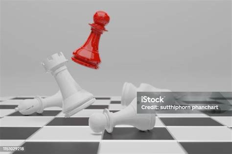 체스 보드 게임 비즈니스 경쟁 개념 복사 공간 3d 렌더링 3차원 형태에 대한 스톡 사진 및 기타 이미지 3차원 형태 갇힌 개념 Istock