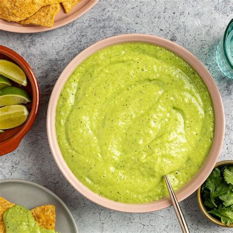 Avocado Salsa Verde Recipe Salsa Verde With No Avocado Green Salsa