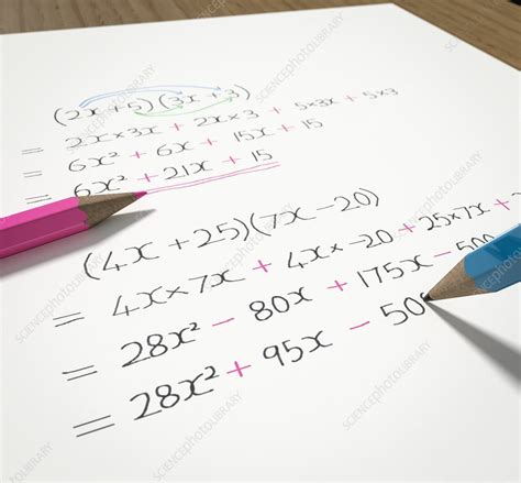 Binomial Multiplication Illustration Stock Image F0290533