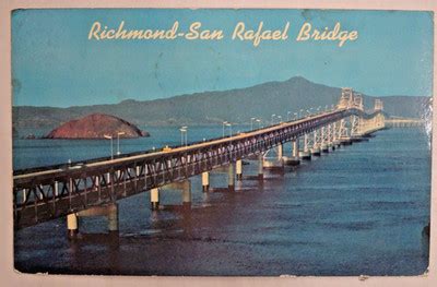 1966 Postcard Richmond San Rafael Bridge Ca Usa Ebay