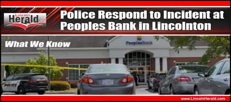 Police Respond To Incident At Peoples Bank In Lincolnton