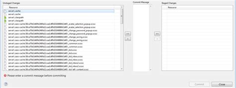 eclipse git duplicates commit files stack overflow