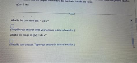 Solved Begin By Graphing X Inx Use Transformations Of This