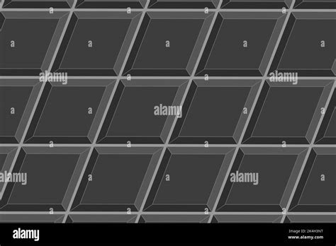 Black Rhombus Tile Diagonal Texture Kitchen Backsplash Background