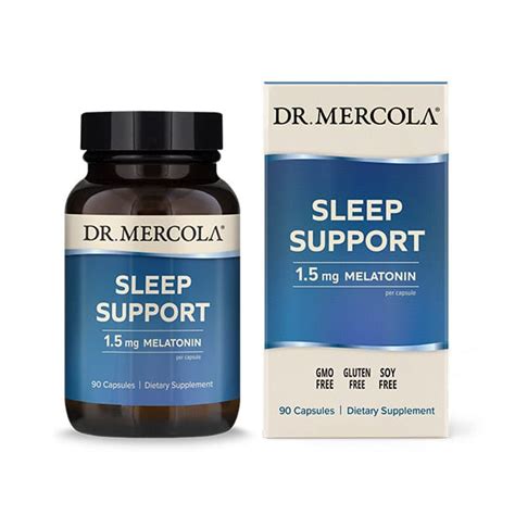 Sleep Support with Melatonin 90 capsules - Dr. Mercola • Nova Vitae
