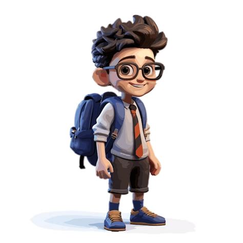 Premium Vector Student Vector On White Background