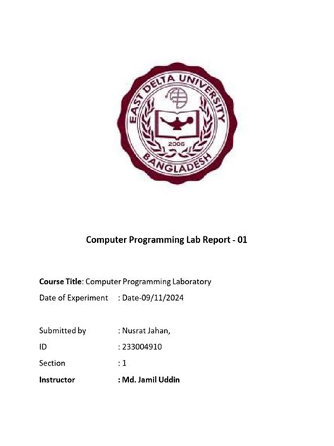 Cse 1041v Pdf Computer Program Programming