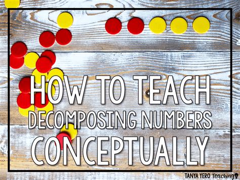 How To Teach Decomposing Numbers Conceptually Tanya Yero Teaching