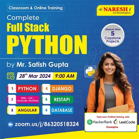 full stack python course online training institute in hyderabad