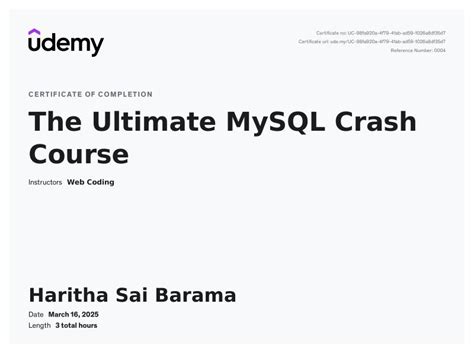 Mysql Sql Databasemanagement Datadriven Webdevelopment Haritha Sai Barama
