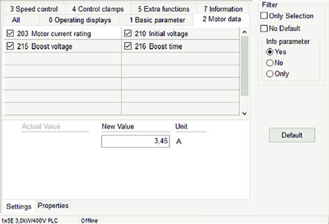 Setting The Rated Current For The Conveyor Download Scientific Diagram