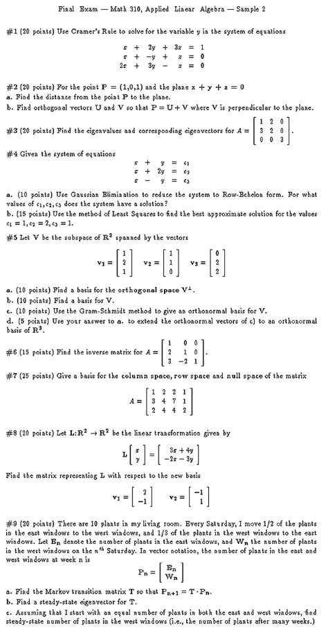 Math 310 Spring 2007
