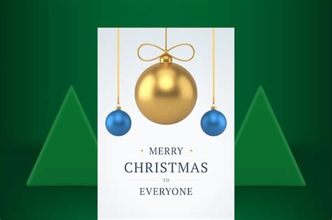 Premium Vector Xmas Congratulations Premium Greeting Card Hanged