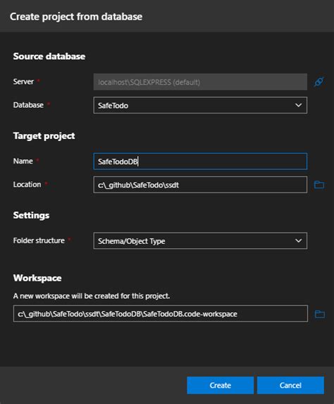 Create A Data Module Using Sqlprovider Sql Server Ssdt Safe Documentation