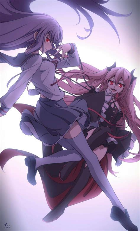 Owari No Seraph Seraph Of The End Mahiru And Krul By Fcc On Pixiv Mahiru Hiragi Owari No