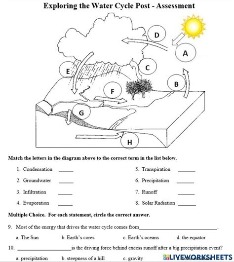 Water Cycle Free Interactive Worksheets 2189782