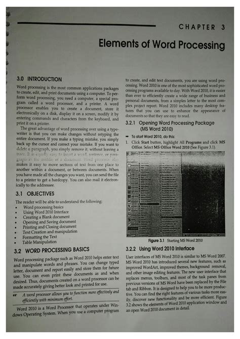 SOLUTION Elements Of Word Processing Studypool