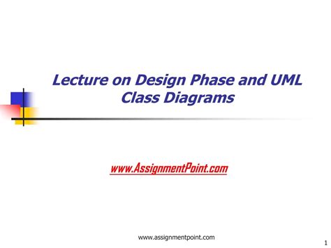 PPT Lecture On Design Phase And UML Class Diagrams PowerPoint Presentation ID 8716790