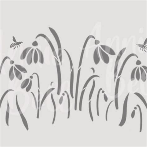 Bee Stencil Etsy