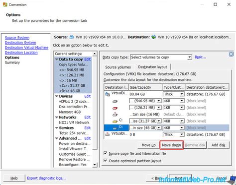 Slice The Virtual Hard Disk Of A VMware ESXi Virtual Machine Using VMware VCenter Converter