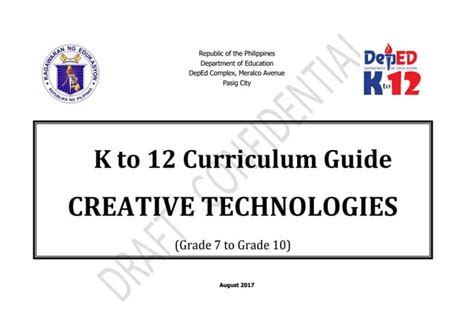 Creative Technology Grade 8 Lp 1st Quarter Week 1 Elements Of