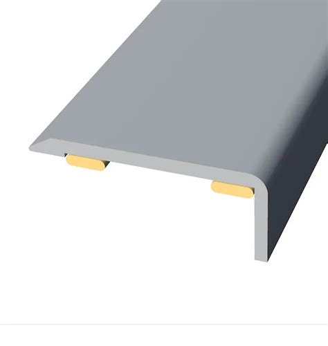 Cornière Aluminium Gris Argent Profilé En L 25 X 10 Mm Côté Sol