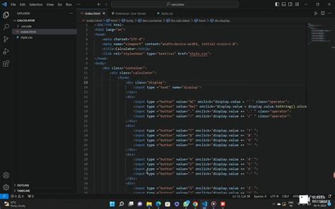 Kosuri Sreeja On Linkedin Calculator Task1 Internship