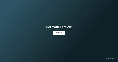 Aoe Random Faction Generator Codesandbox