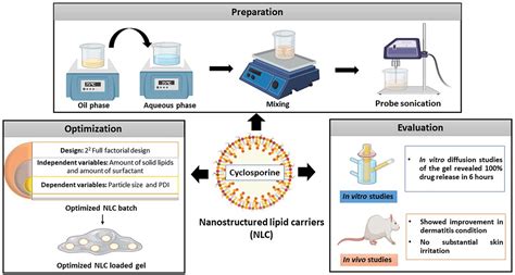Nanostructured Lipid Carrier Based Dermal Gel Of Cyclosporine For Atopic Dermatitis In Vitro And