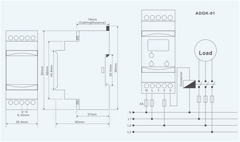 Aoasis Ac380v Dgk 03 Adgk 03 Trm 03 Direct Digital Overload Relay With 3x3 Digit Led Display