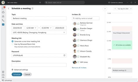 Mark Messages As Unread In App Scheduling Calendar Webex On Linux And More In The Webex App