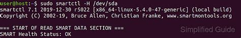 How To Check Disk Health Status In Linux