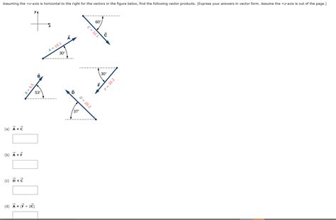 Solved A A Vec A Vec C B Vec A Vec F C Chegg Com