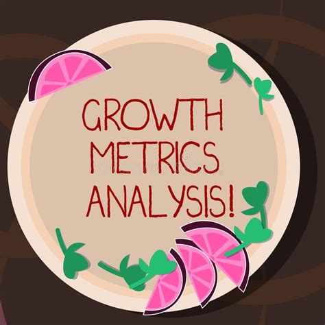 Conceptual Hand Writing Showing Growth Metrics Analysis Business Photo Showcasing Evaluating