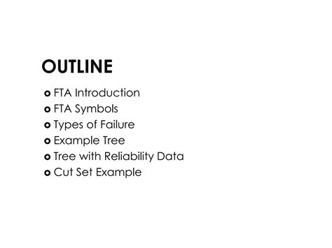 SOLUTION Fault Tree Analysis Examples Studypool