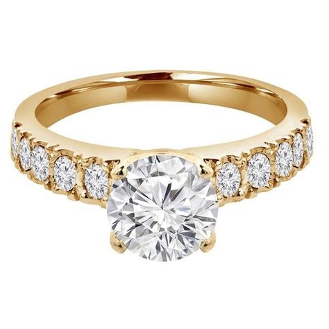 Majesty Diamonds Md240172 6 15 Ctw Round Lab Created Diamond Solitaire