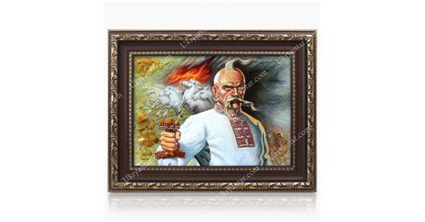 Князь Святослав Купити картину з бурштину Князь Святослав Хоробрий — Ukryantar