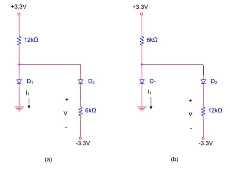 Solved Assume Diodes D1 And D2 Are Ideal Find The Values Of