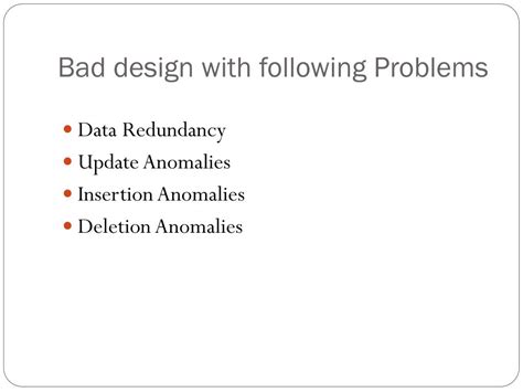 PPT Chapter Relational Database Design PowerPoint Presentation Free Download ID