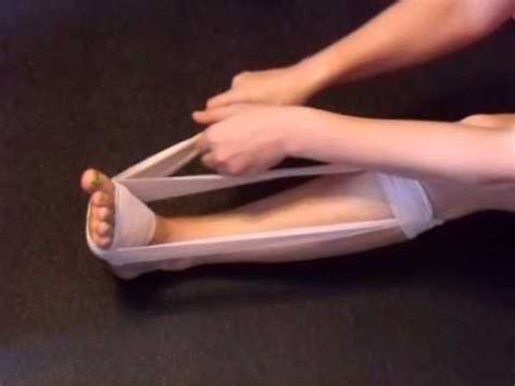 Diy Ankle Brace Fast And Easy Youtube