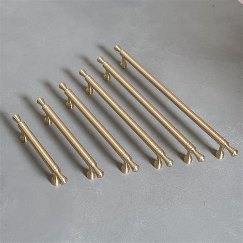 Solid Brass Handles Callington Unlacquered Kitchen Cabinet Knobs Handle