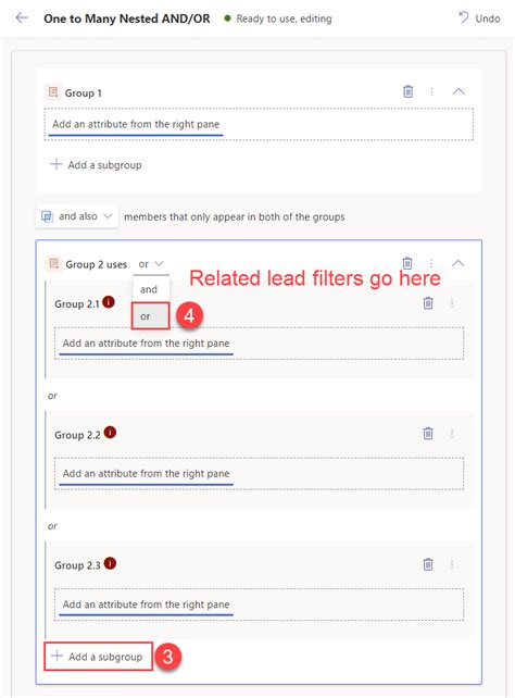 nested condition segments in customer insights journeys — amey holden