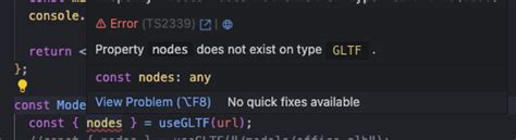 Error With Types In Usegltf Hook · Issue 1159 · Pmndrsdrei · Github