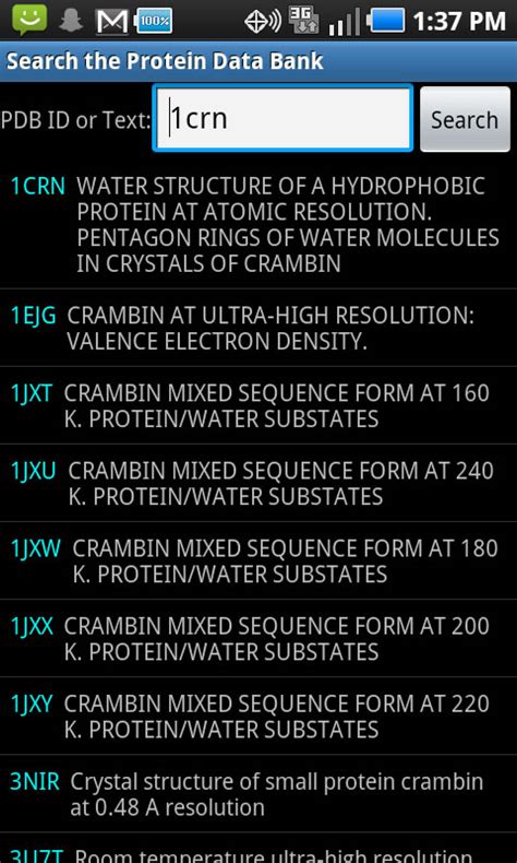 Jmol Molecular Visualization Android Medical App Review